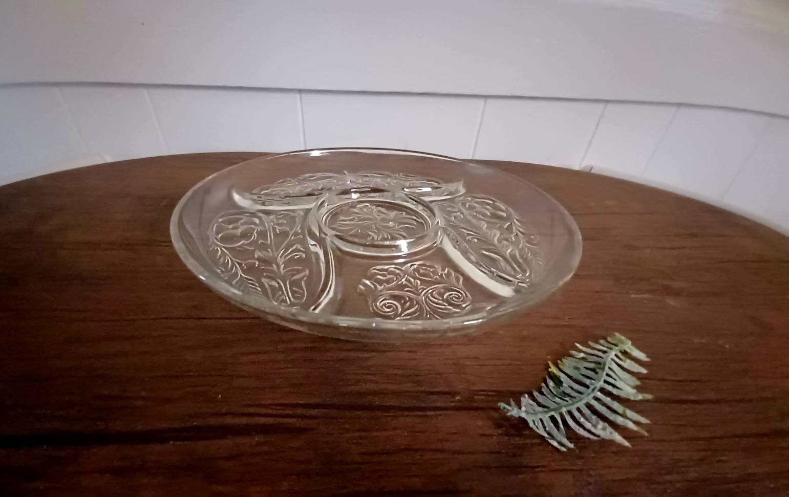 Vintage 1970s Mckee Glass Company Round Glass 5 Part Relish - Etsy