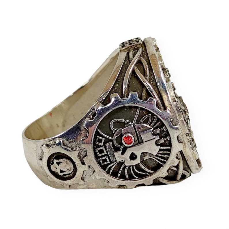 Men's Ring Adeptus Mechanicus, WH40K, 701140YM, Completely 925 Sterling ...