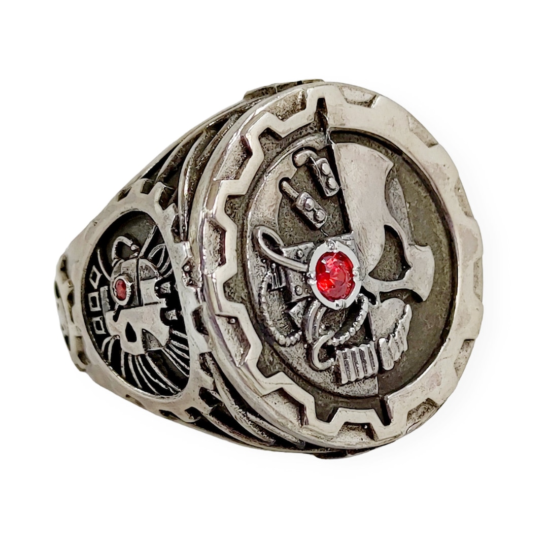Men's Ring Adeptus Mechanicus, WH40K, 701140YM, Completely 925 Sterling ...