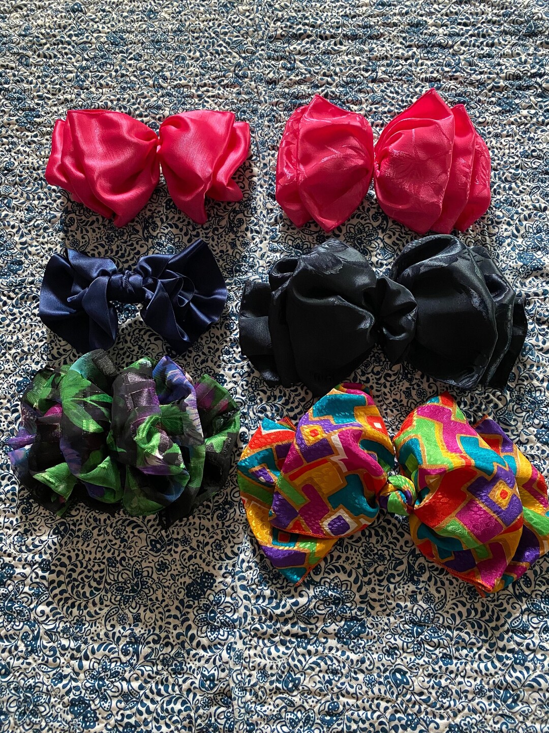 Hair Bows From the '80s handmade - Etsy