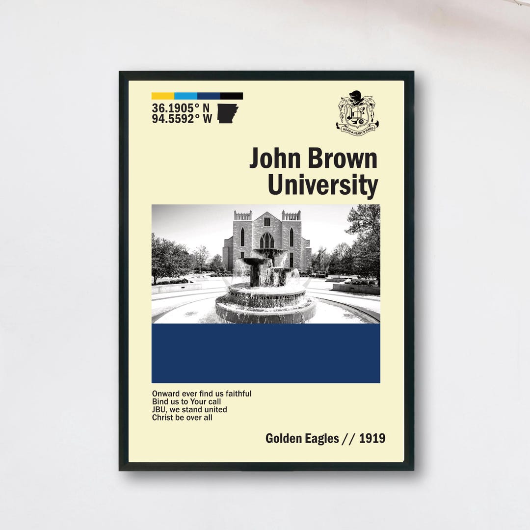 John Brown University Poster | Instant Digital Download | JBU Campus ...