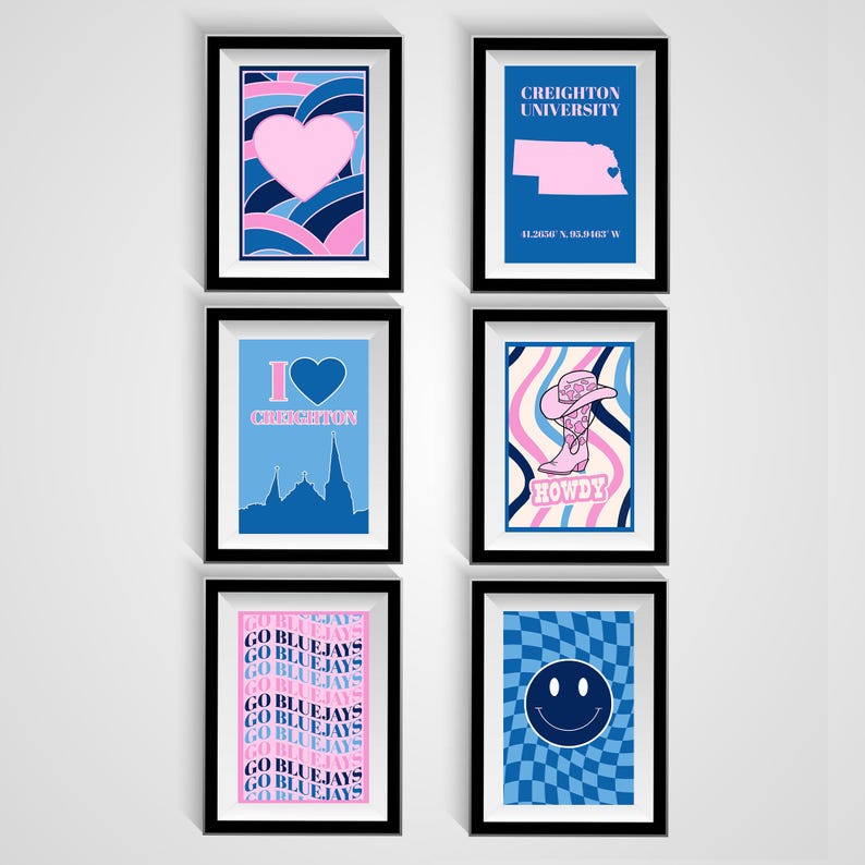 Creighton University Digital Posters | Creighton Wall Art | College ...