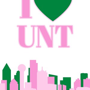 University of North Texas Digital Posters | UNT Wall Art | College Wall ...