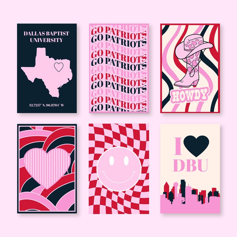 Dallas Baptist University Digital Posters | DBU Wall Art | College Wall ...