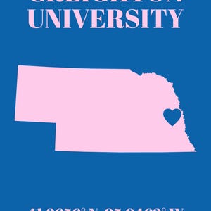 Creighton University Digital Posters | Creighton Wall Art | College ...