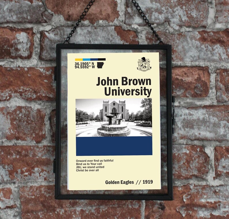 John Brown University Poster | Instant Digital Download | JBU Campus ...