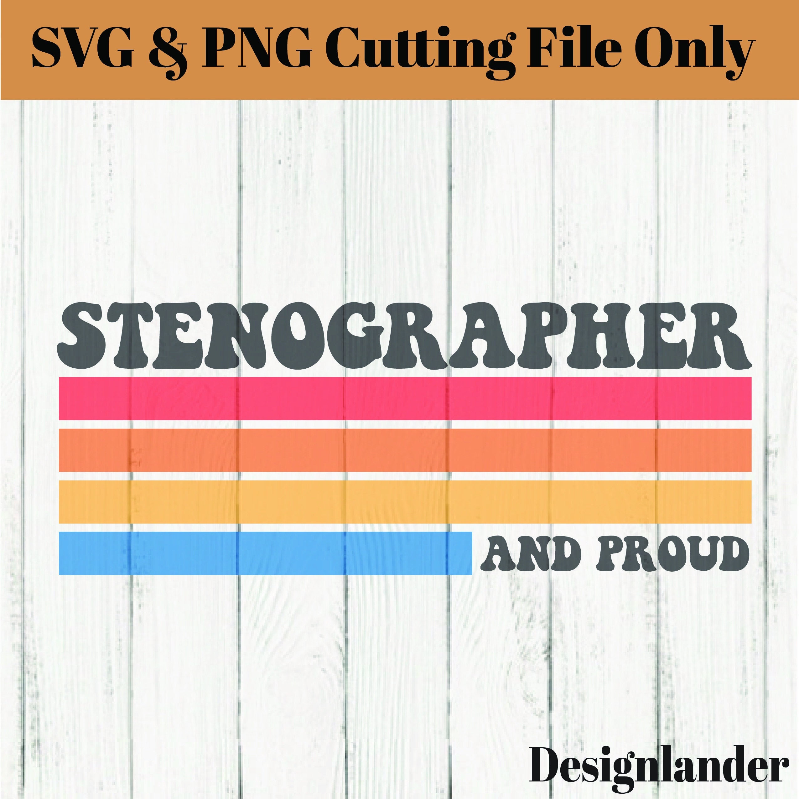 Stenographer and Proud SVG & PNG - Etsy