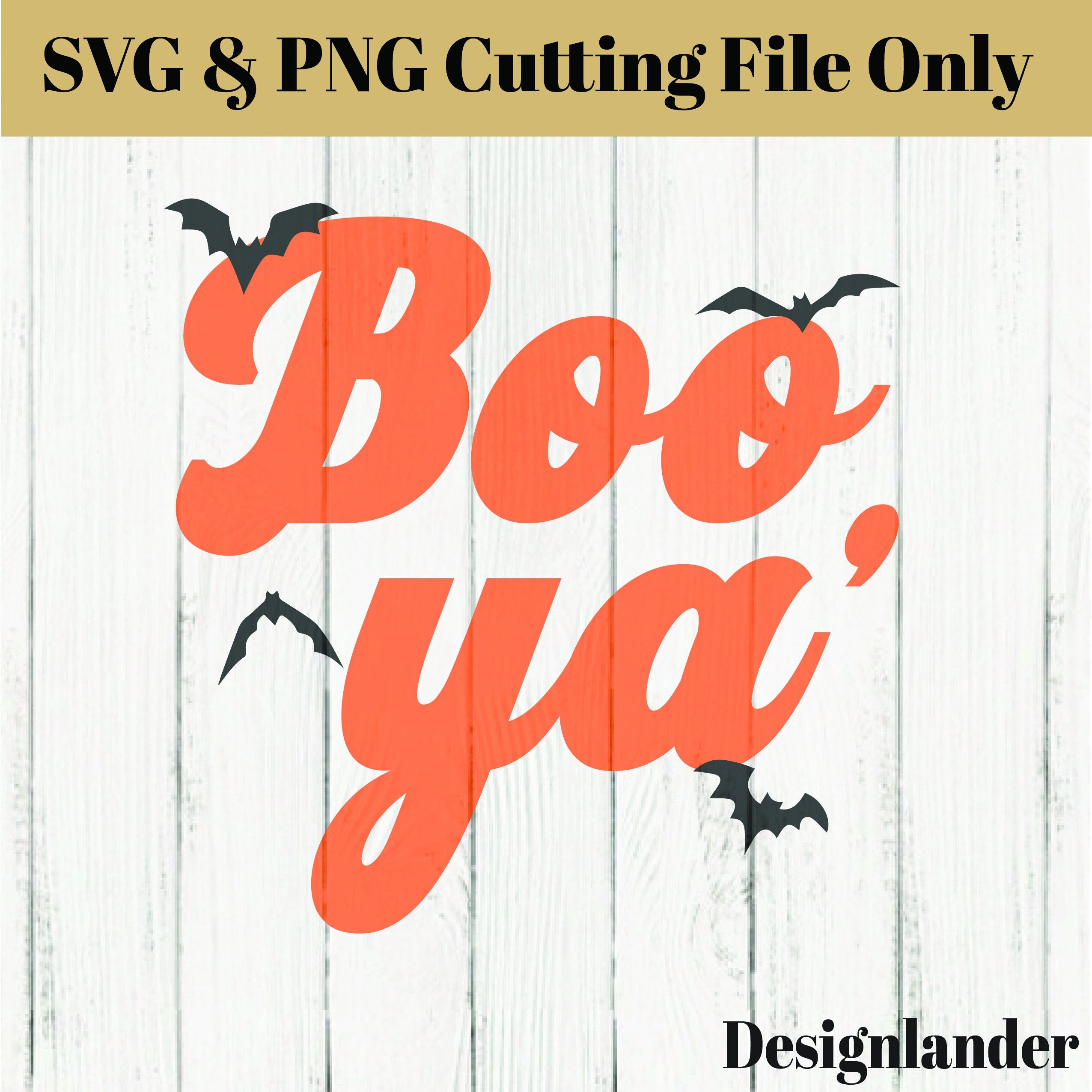 Boo Ya SVG & PNG - Etsy