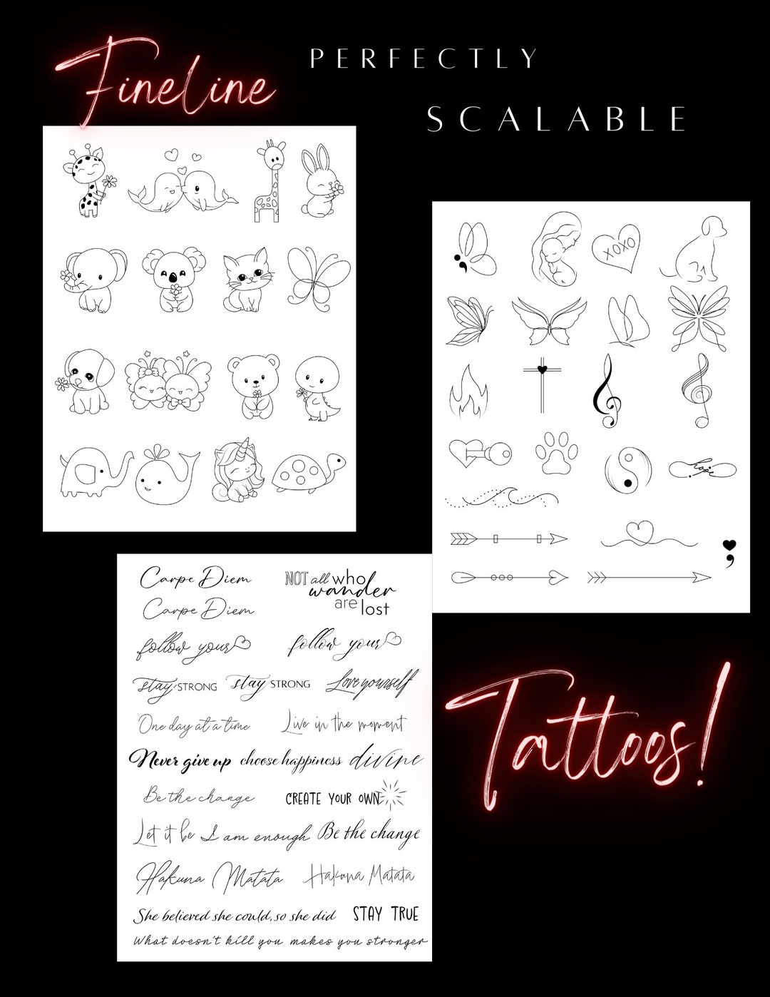 Fine Line Tattoo, Tiny Tattoo, Mini Tattoo, Script Tattoo, Cute Tattoo ...