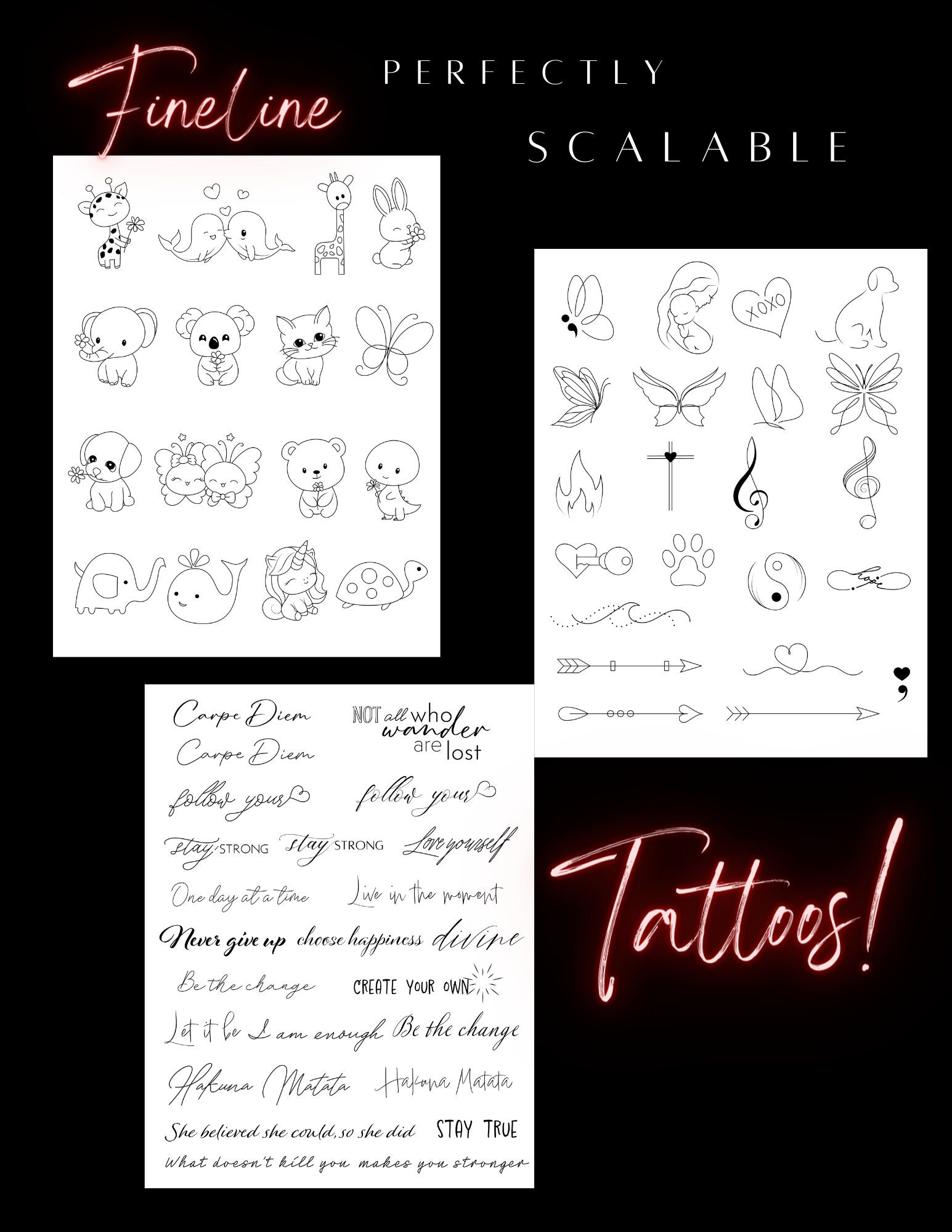 Fine Line Tattoo, Tiny Tattoo, Mini Tattoo, Script Tattoo, Cute Tattoo ...