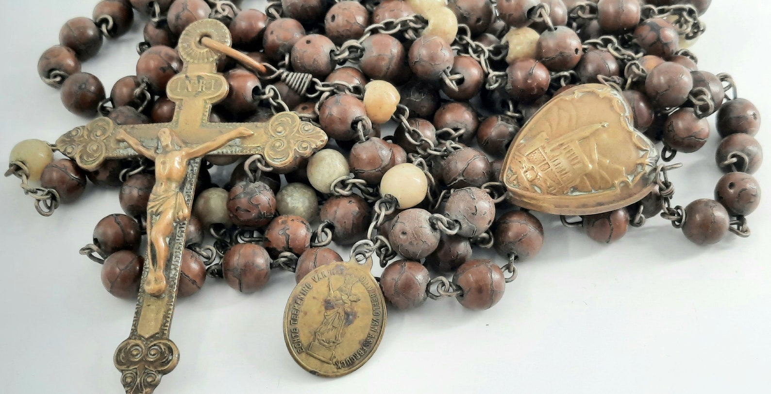 Antique French Nuns Habit Rosary 15 Decades - Etsy