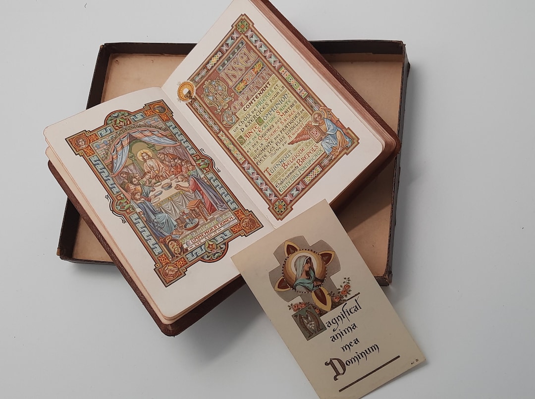 Antique French Missel De Communion With Souvenir De Communion in Box ...