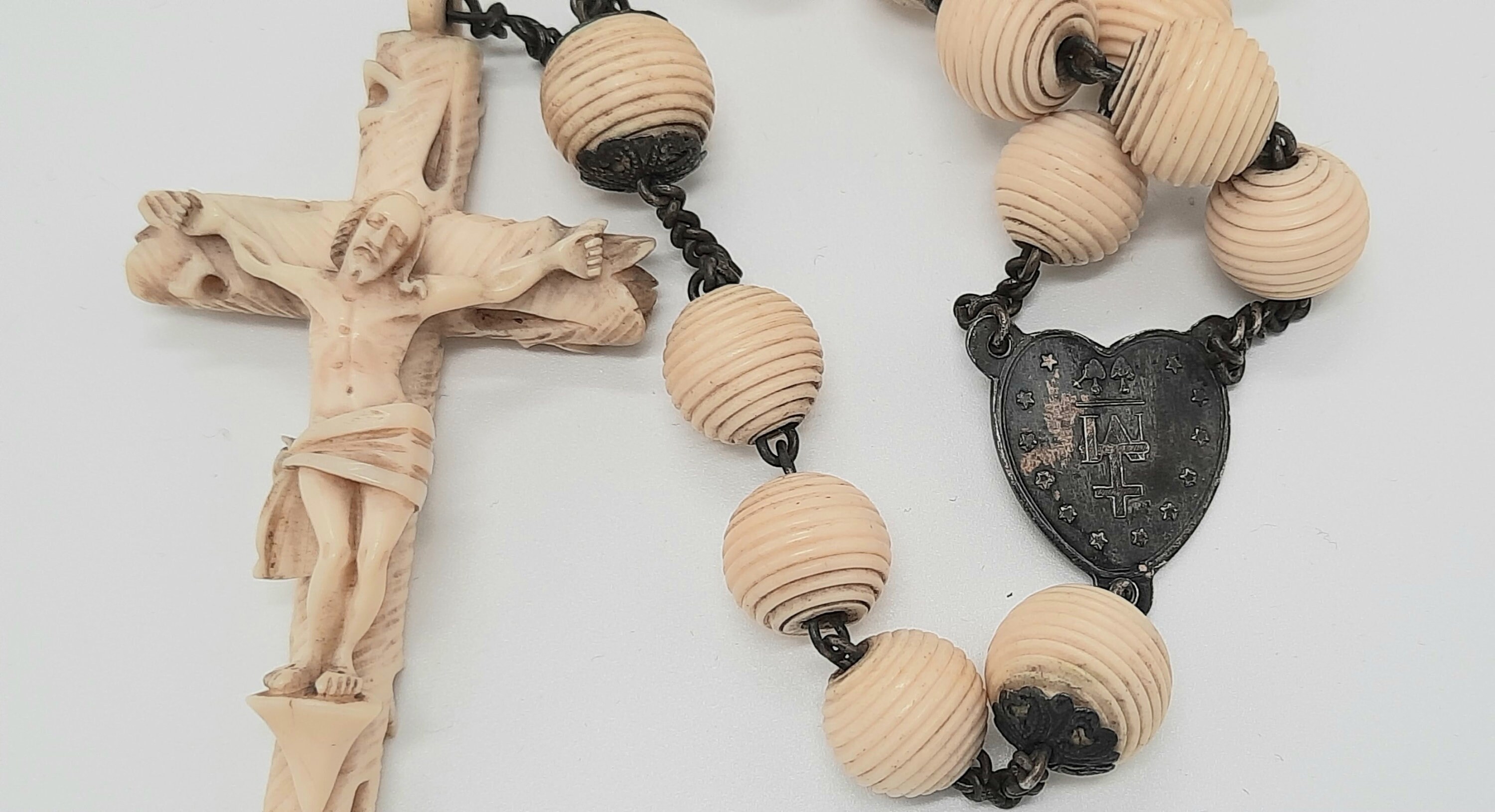 Antique Large Stunning and Rare French Rosary Made of - Etsy