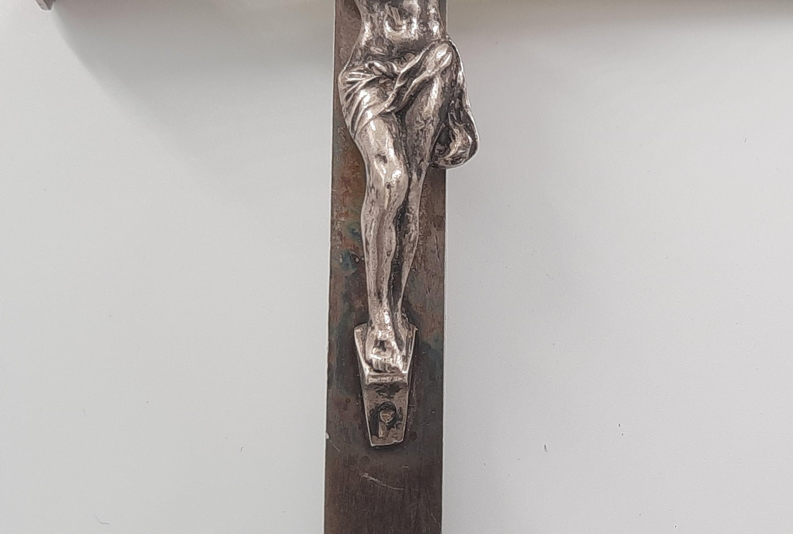 Big Antique French Nuns Crucifix - Silver-plated Metal, 7 4/8" - Etsy