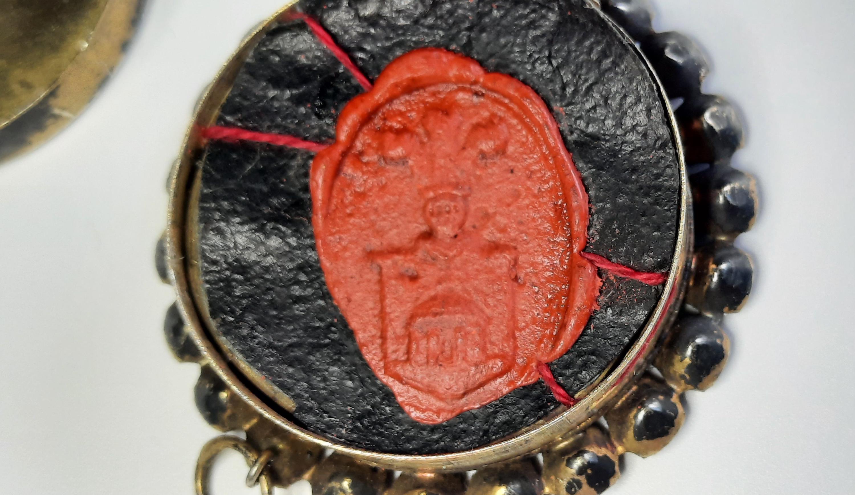 Antique Reliquary Theca Relics of St. Raphael Silver 800 - Etsy