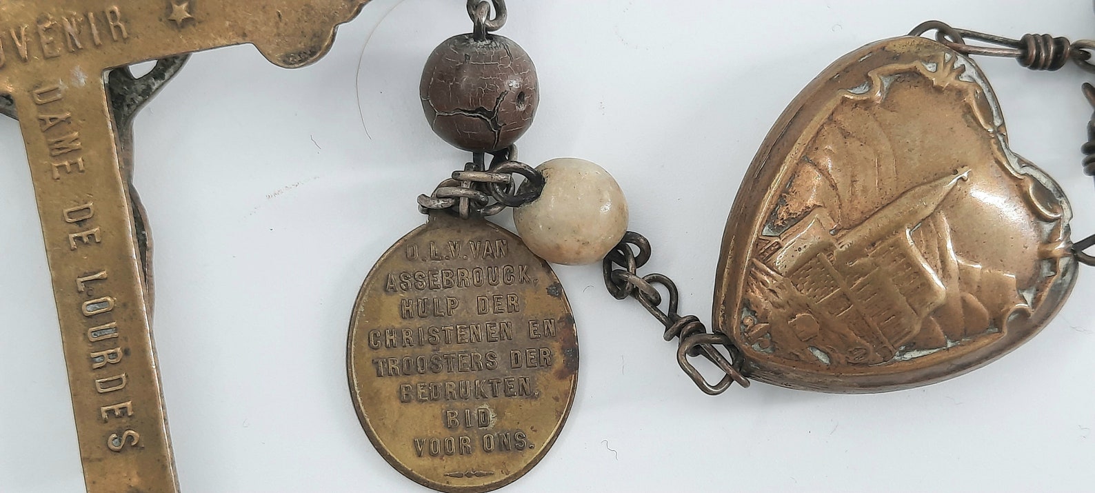 Big Antique French Nuns Habit Rosary 15 Decades - Etsy