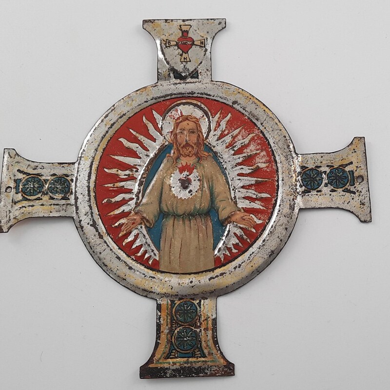 Tin Cross - Etsy