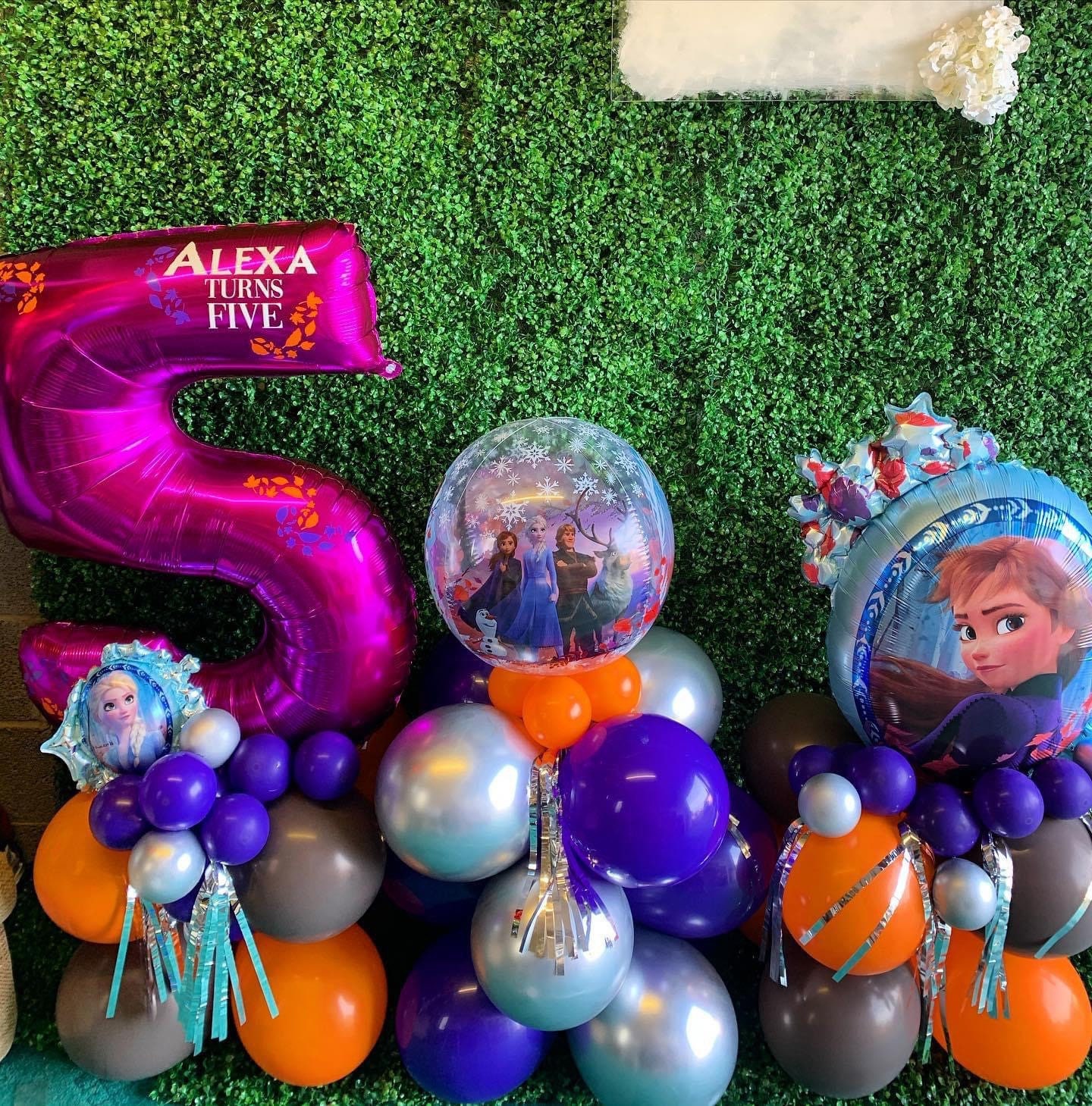 Frozen 2 Triple Balloon Column - Etsy UK