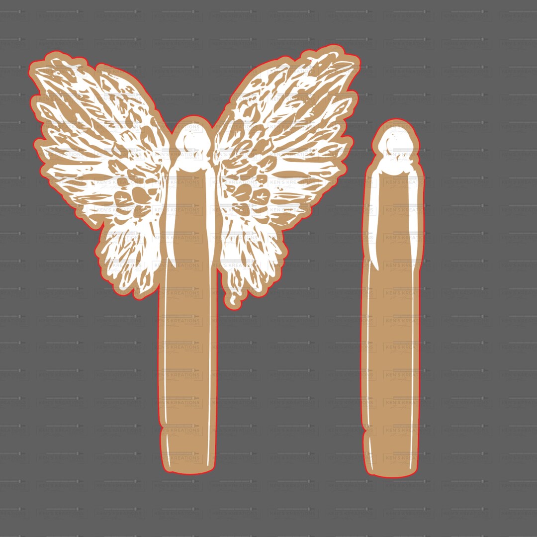 Painterly Angel SVG, PNG, and PDF Chalk File I Glowforge I Cricut I ...