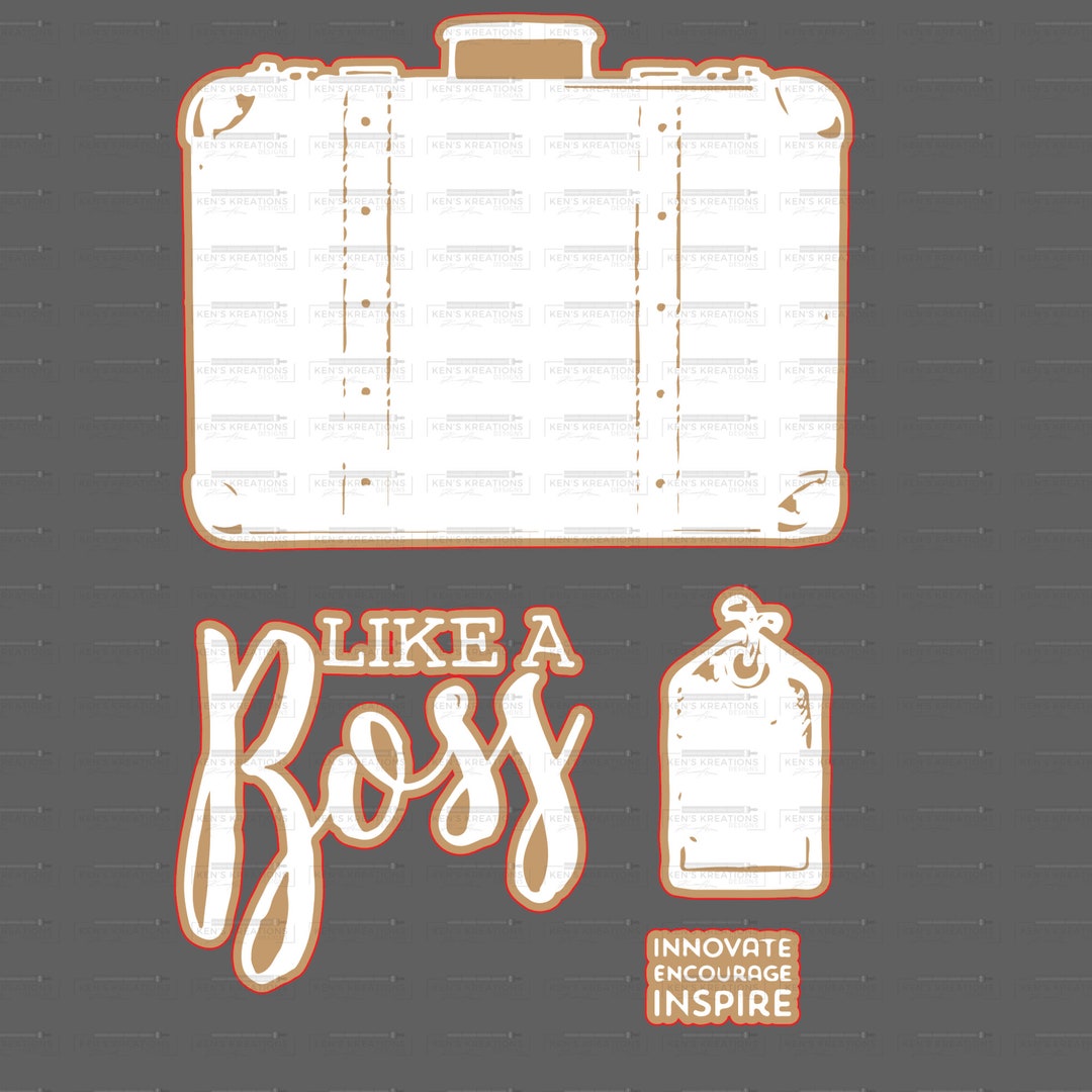Like A Boss SVG, PNG, and PDF Chalk File I Glowforge I Cricut I ...