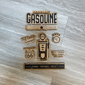 Premium Gasoline Chalk Club Wood BLANK Cutout I April Club I 3 Options ...
