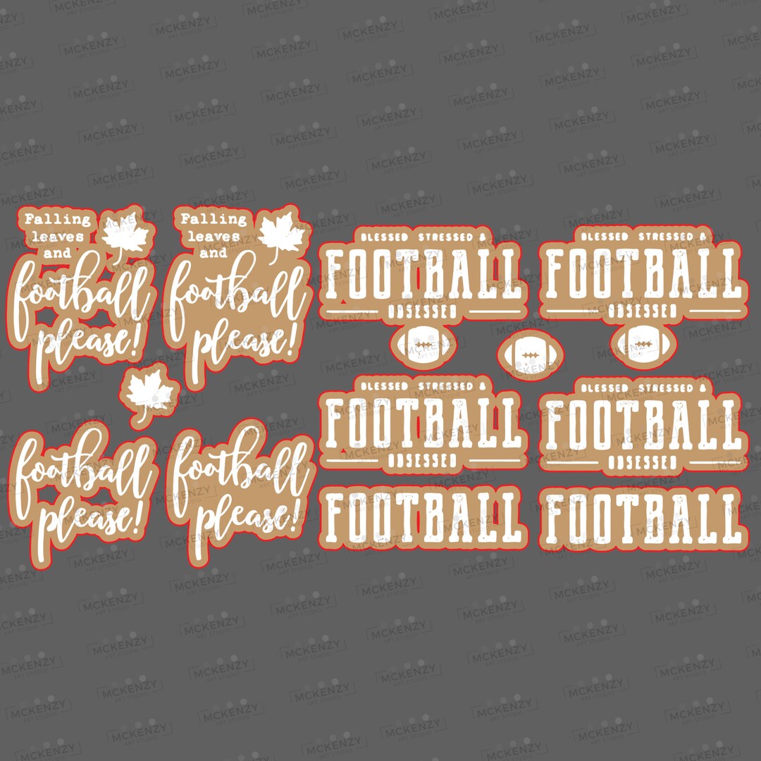 Football Obsessed SVG & PNG File , DIY, Glowforge, Laser File .15 ...