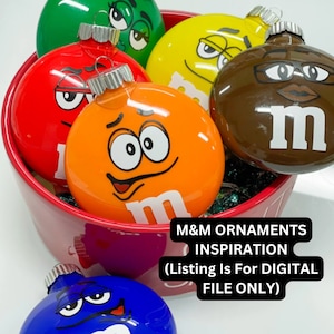 M&M Characters Digital Files SVG I MM Candy I M and M Ornament Files I ...
