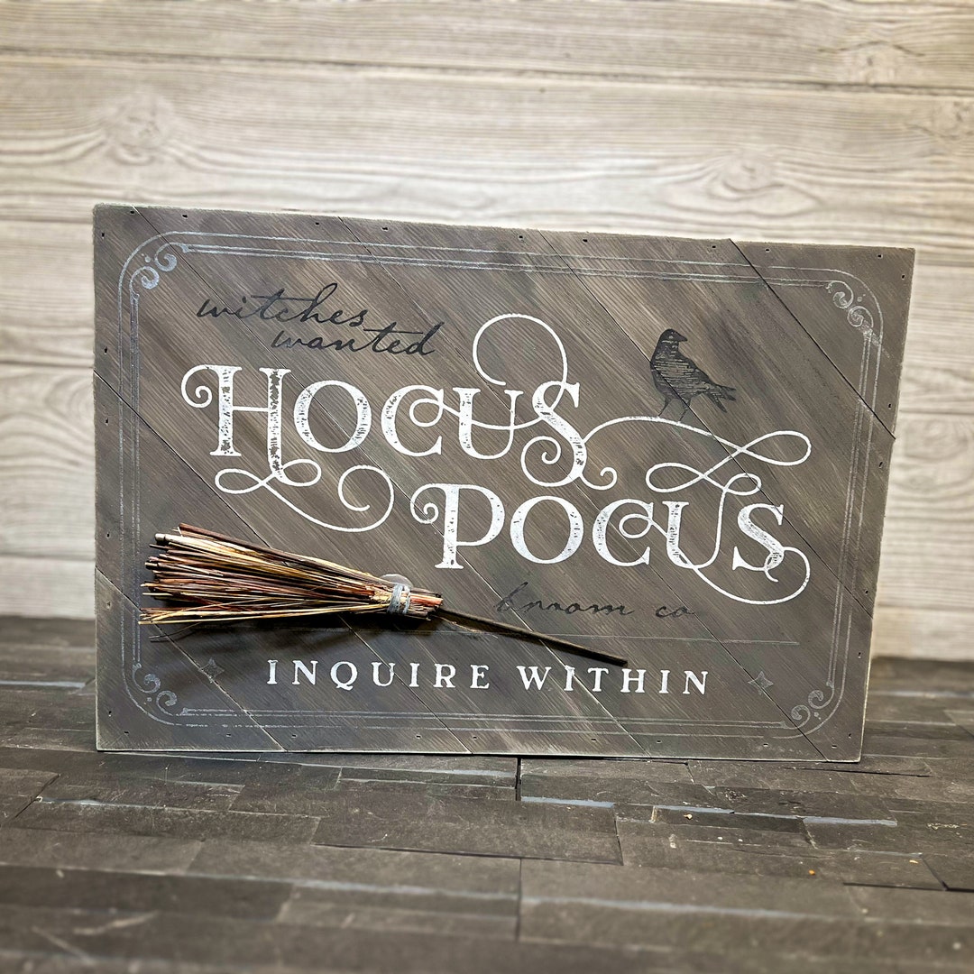 Hocus Pocus | Halloween Wood Decor | Farmhouse Halloween Decor ...