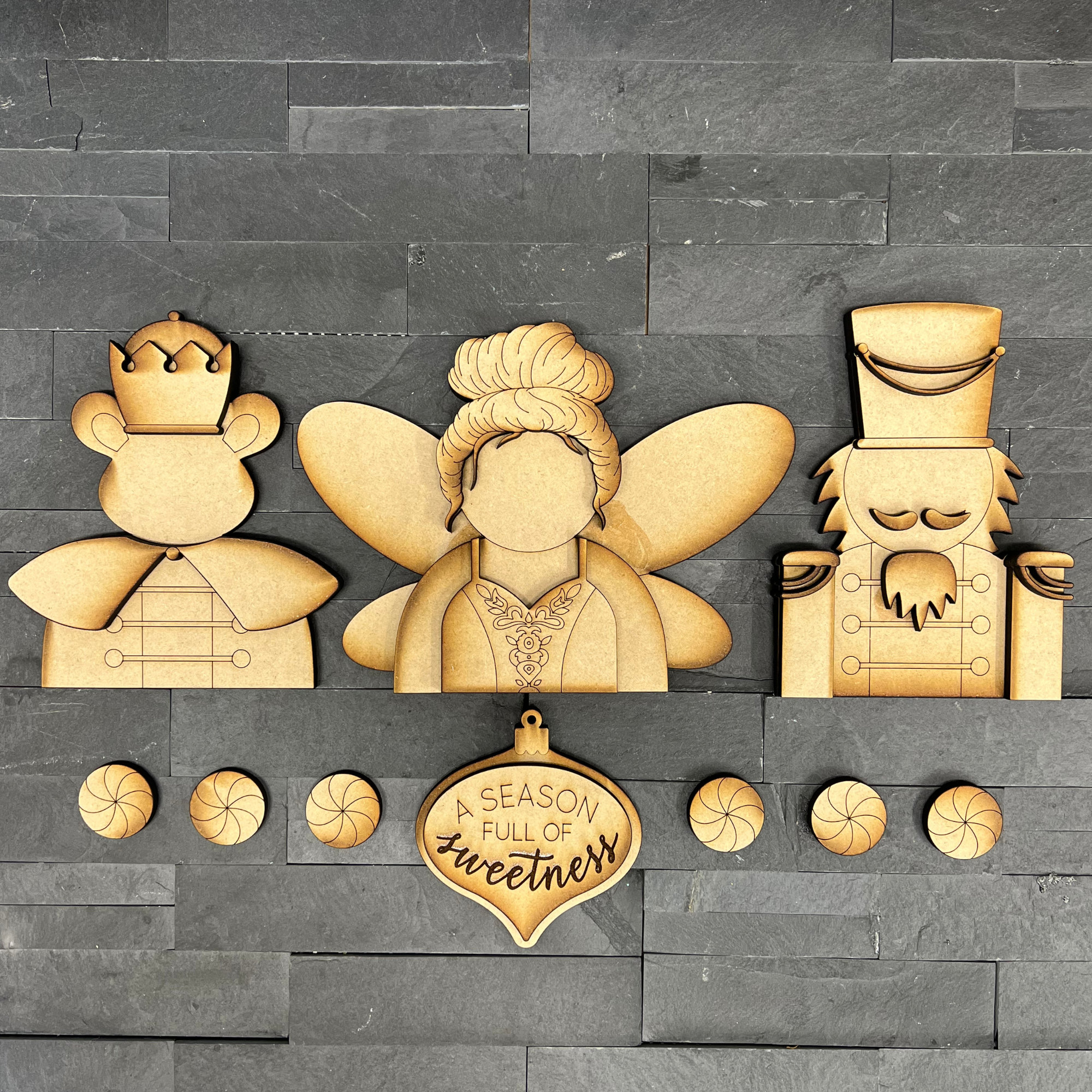 Nutcracker Cut-out Christmas Wood Blanks DIY Christmas - Etsy