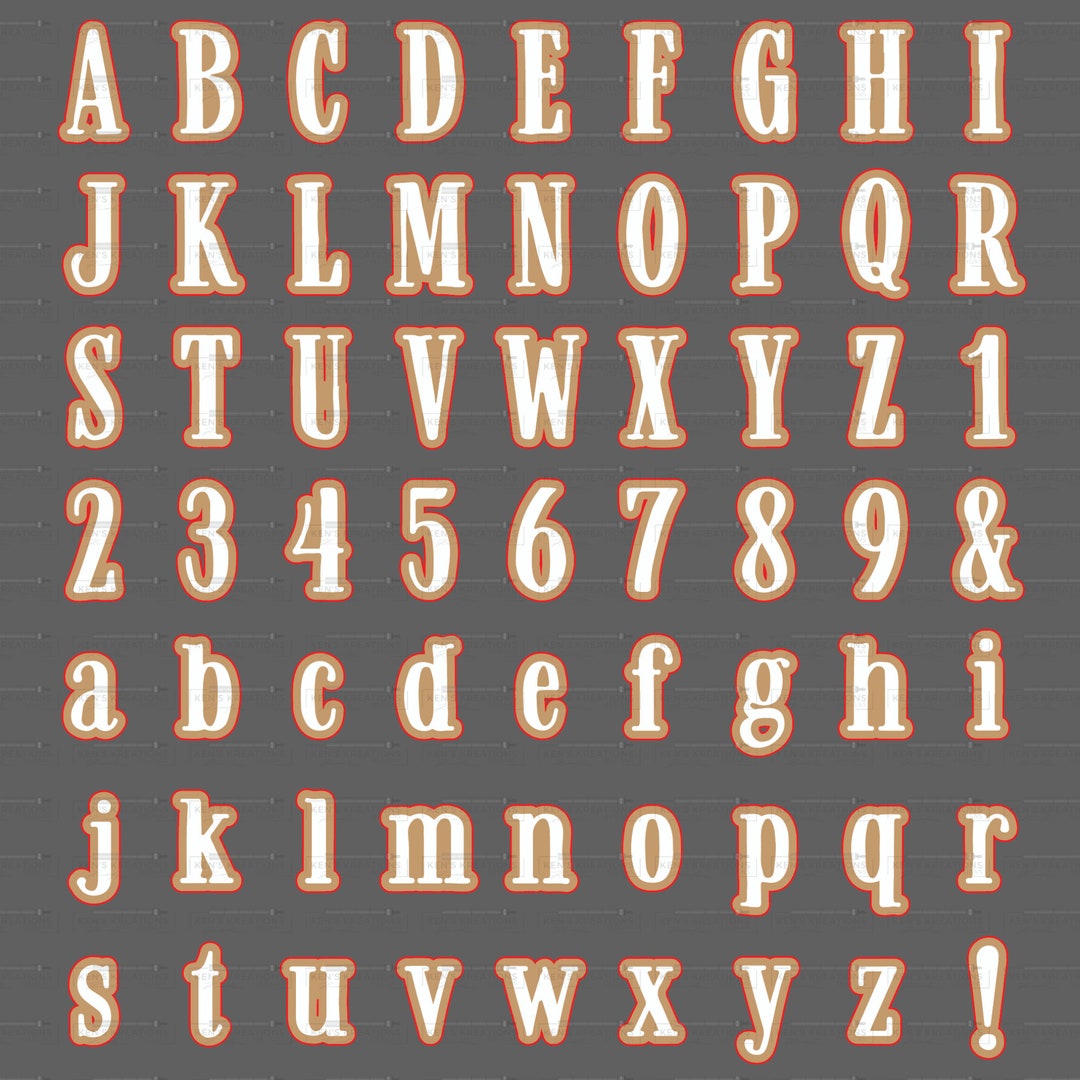 Farmhouse Letter Board Font SVG, PNG, and PDF Chalk File I Glowforge I ...