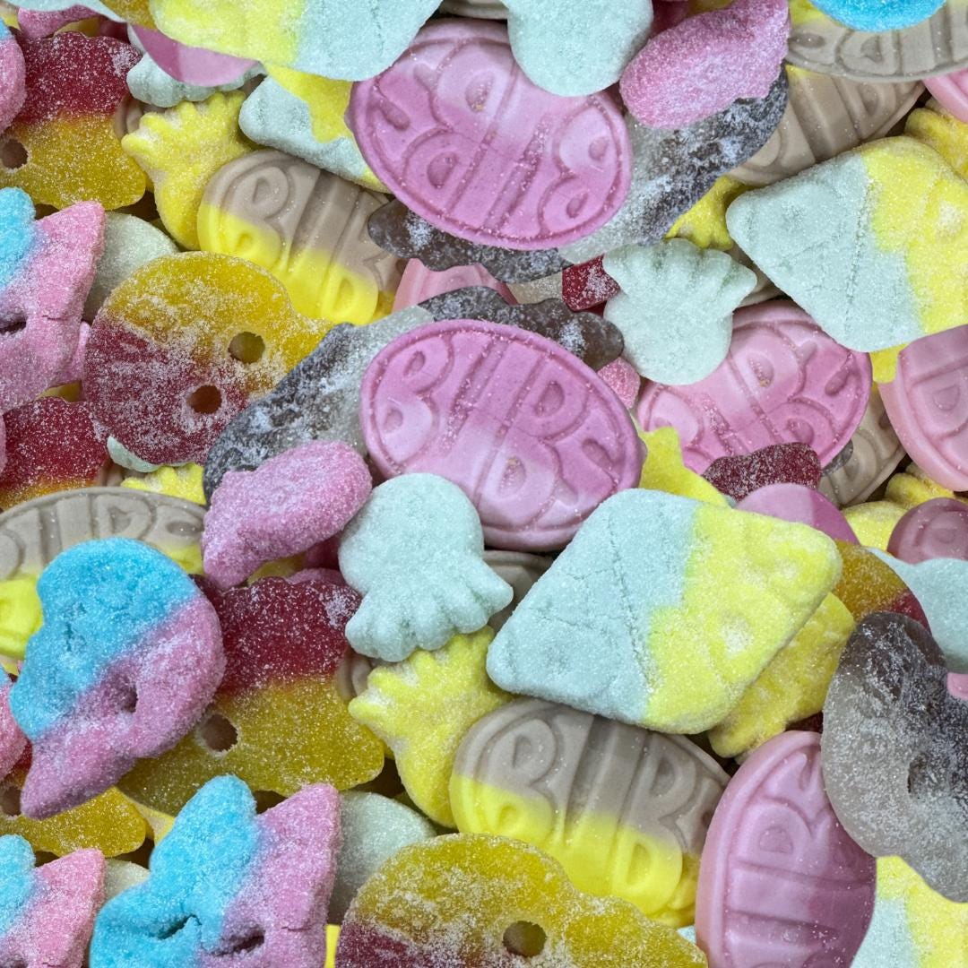 Sour Swedish BUBS Candy Mix Tik Tok Trending Party Candy Gift BUBS Mix ...