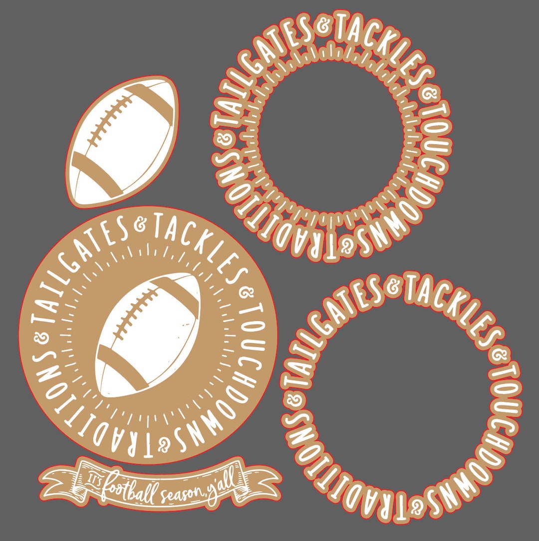 Tailgate & Tackle SVG, PNG, and PDF Chalk File I Glowforge I Cricut I ...