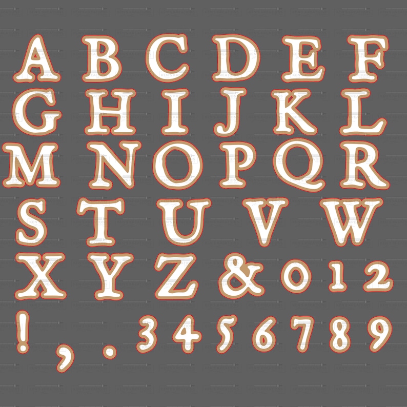 Rustic Font SVG & PNG Chalk File DIY Glowforge Laser File - Etsy