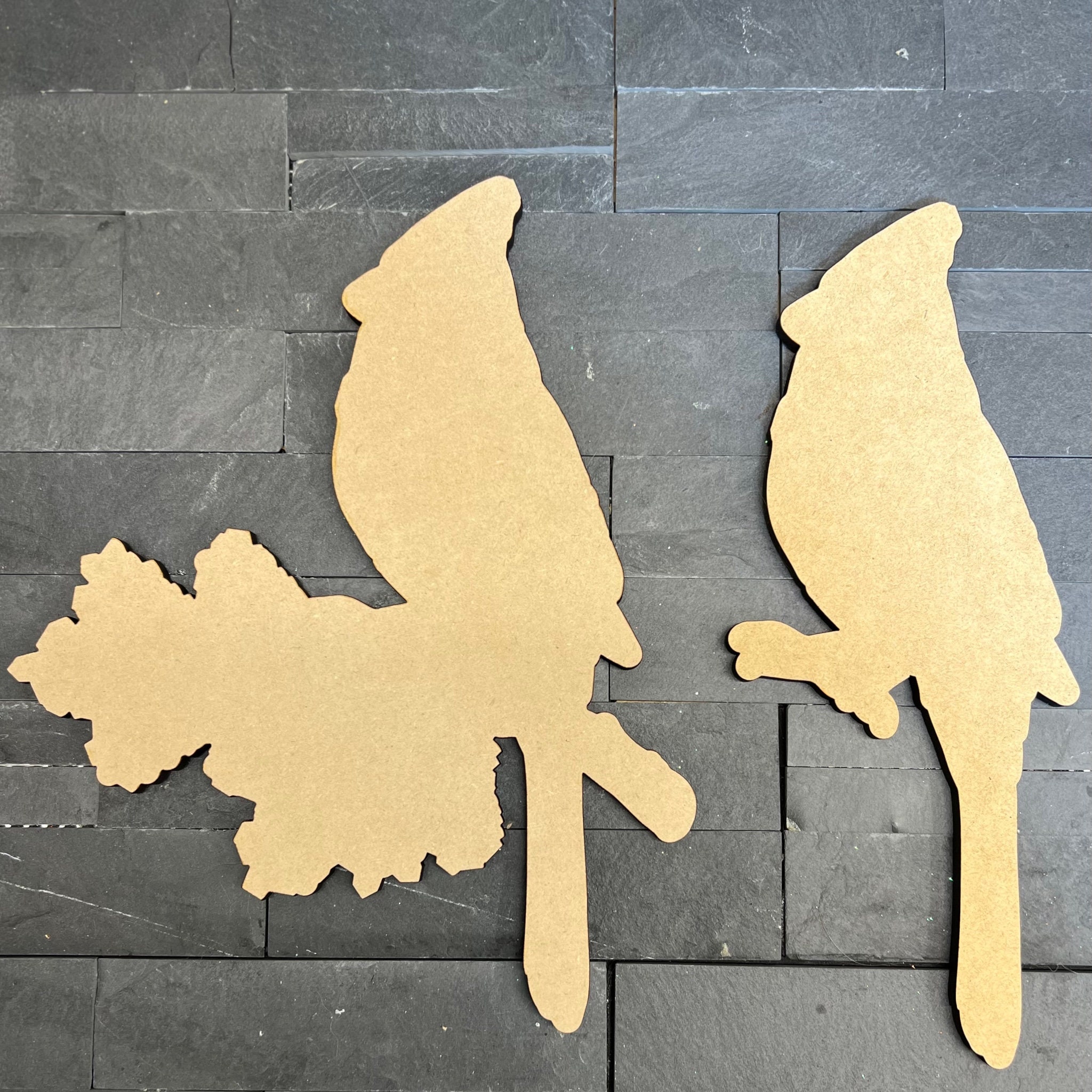 Holiday Cardinal Chalk Cut Out DIY - Etsy