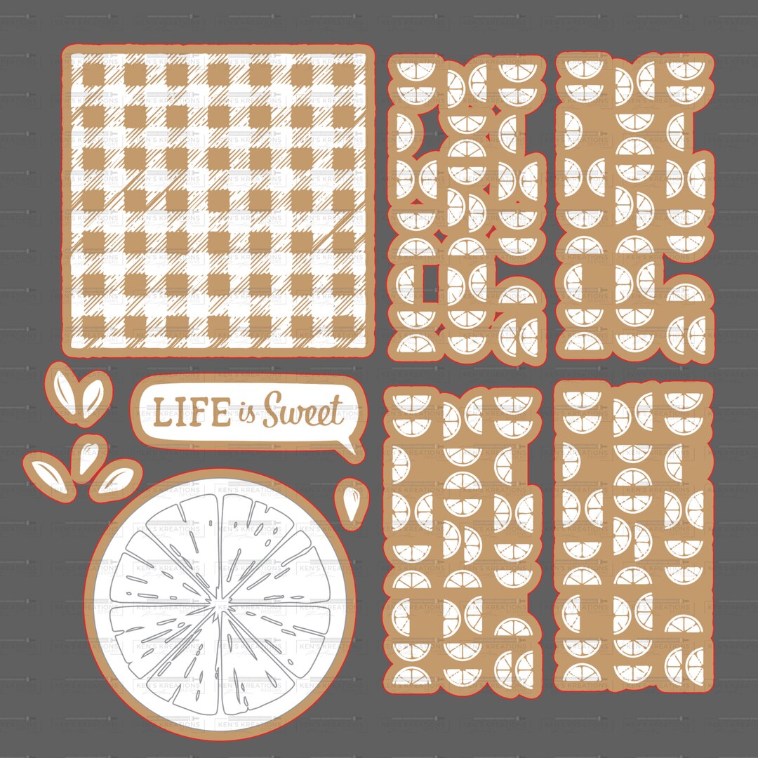 Sweet Citrus SVG, PNG, and PDF Chalk File I Glowforge I Cricut I ...