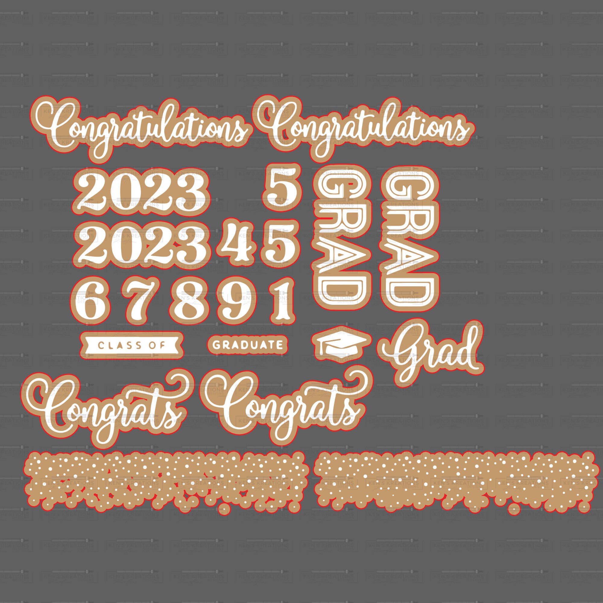 Congrats, Class of SVG & PNG Chalk File, DIY, Glowforge, Cricut ...