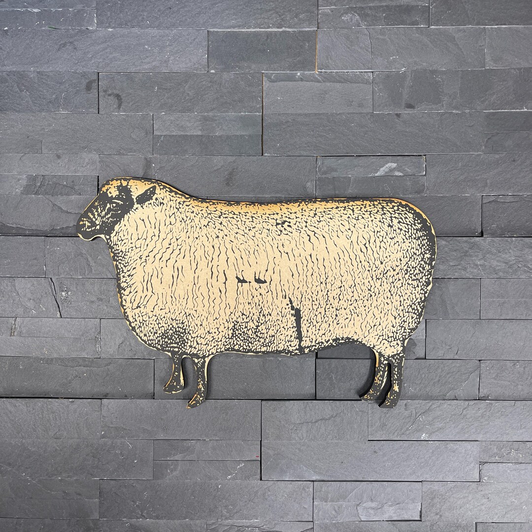 Corner Market Sheep Chalk Cut Out I Corner Market I .25" Thick Wood I ...