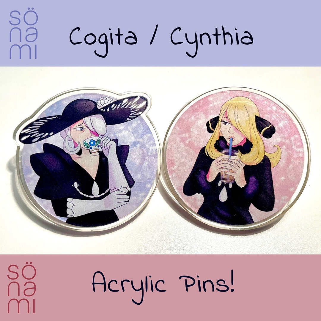 Cynthia And Cogita Acrylic Pin Set Etsy