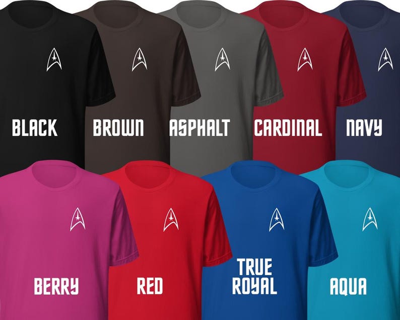 Simple Symbols - Starfleet Command Insignia (2260s) T-shirt - Etsy