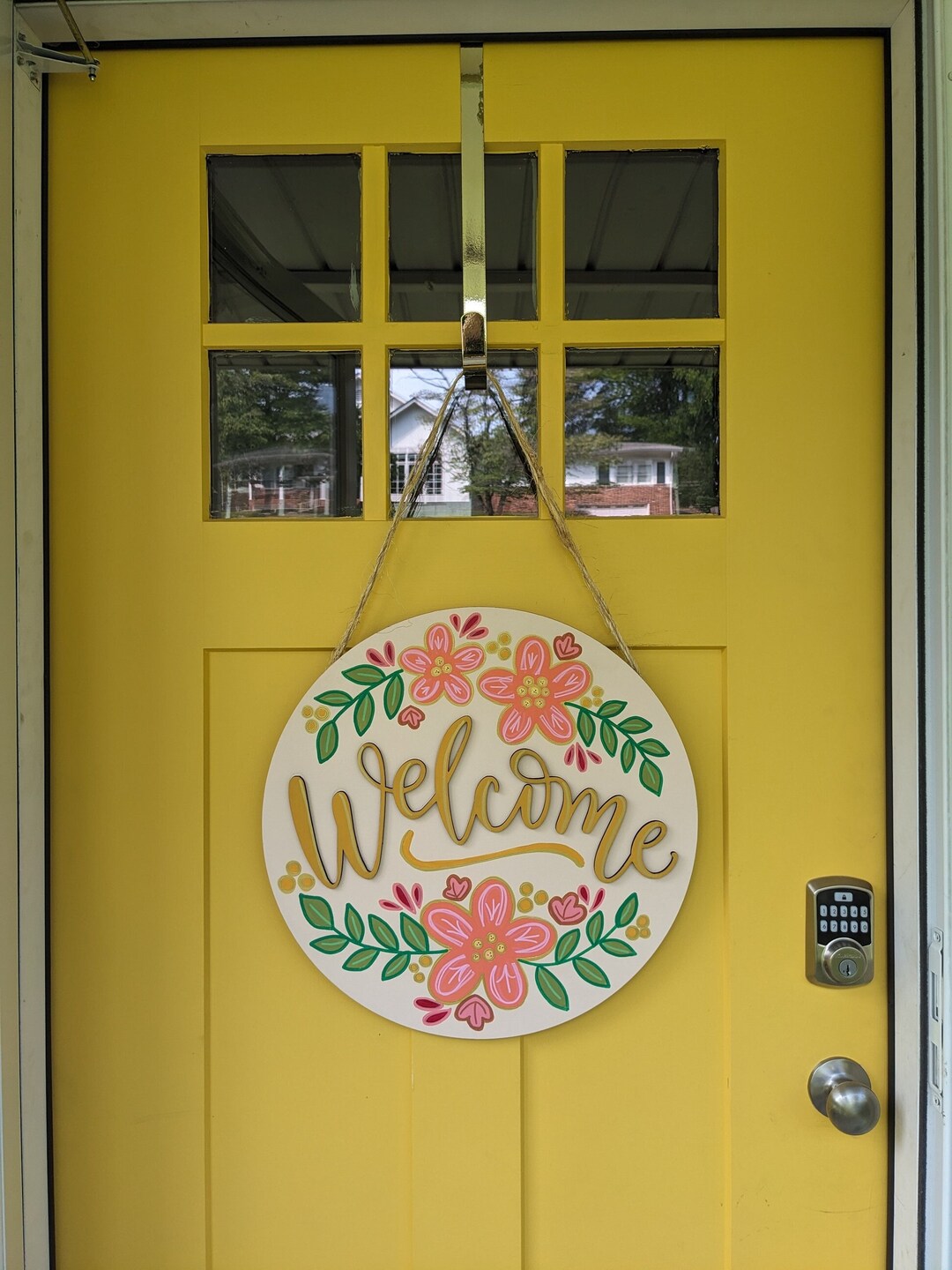 Welcome Door Hanger; Housewarming Gift; Teacher & Classroom - Dorm ...