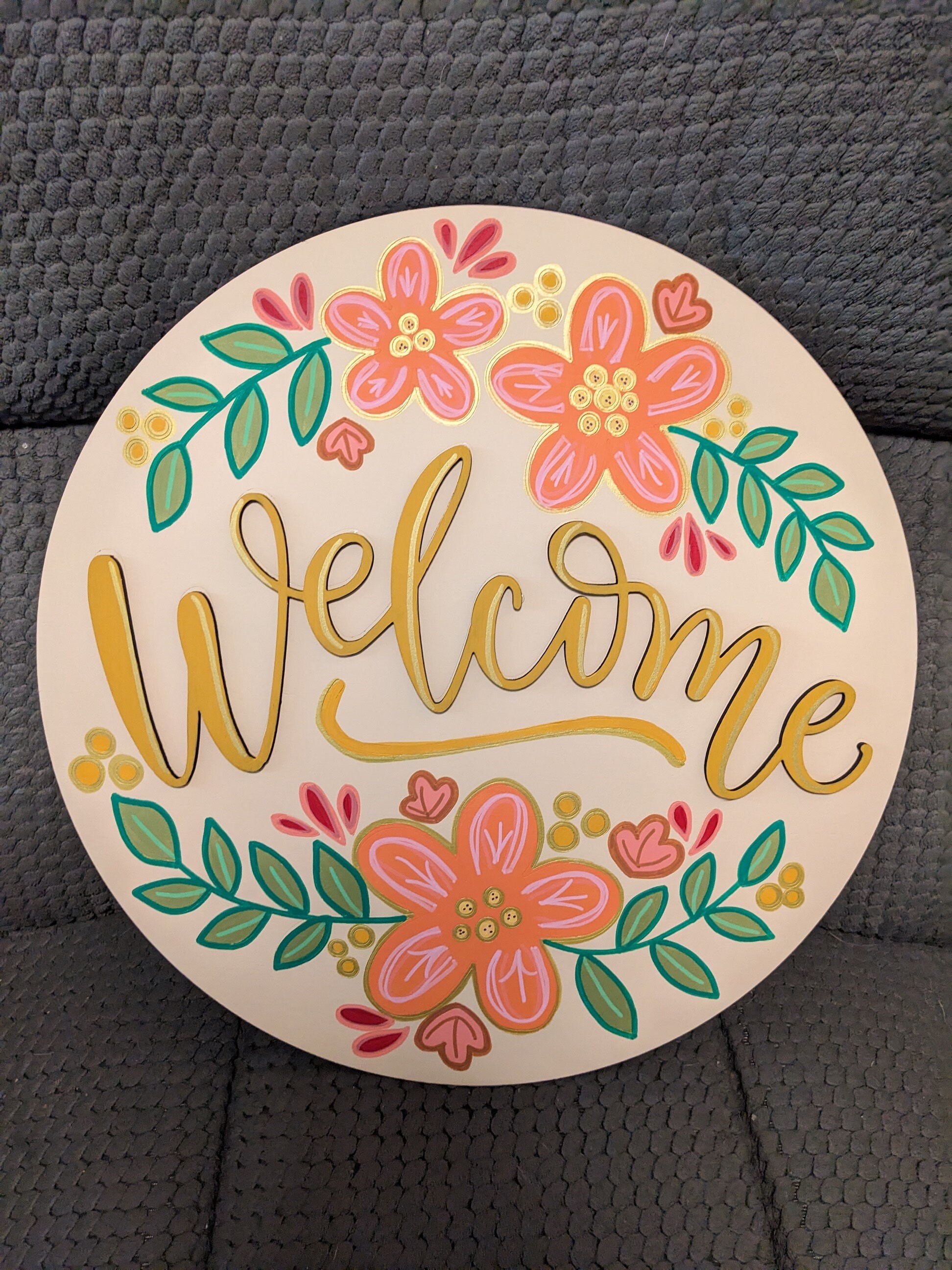 Welcome Door Hanger; Housewarming Gift; Teacher & Classroom - Dorm ...