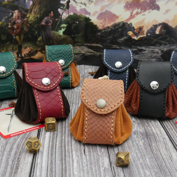 Leather Dice Bag - Etsy
