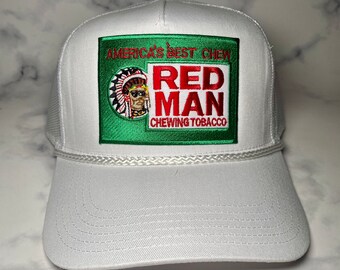 Red Man Tobacco Hat - Etsy