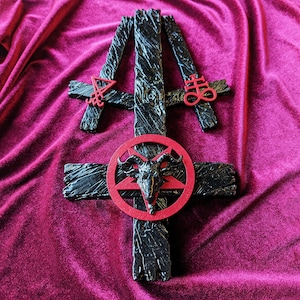 Satanic Inverted Cross, Inverted Pentagram, Sigil of Lucifer, Leviathan ...
