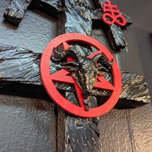 Satanic Inverted Cross, Inverted Pentagram, Sigil of Lucifer, Leviathan ...