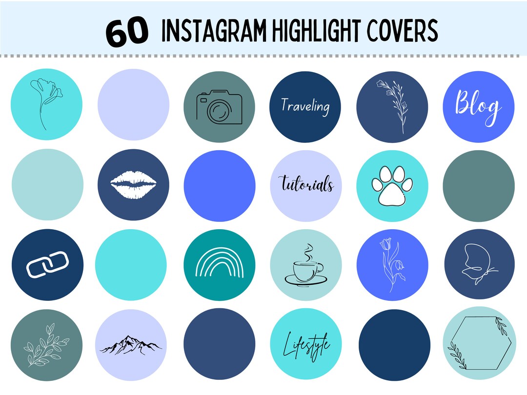 Social Media Story Highlight Covers, Instagram Highlight Covers - Etsy