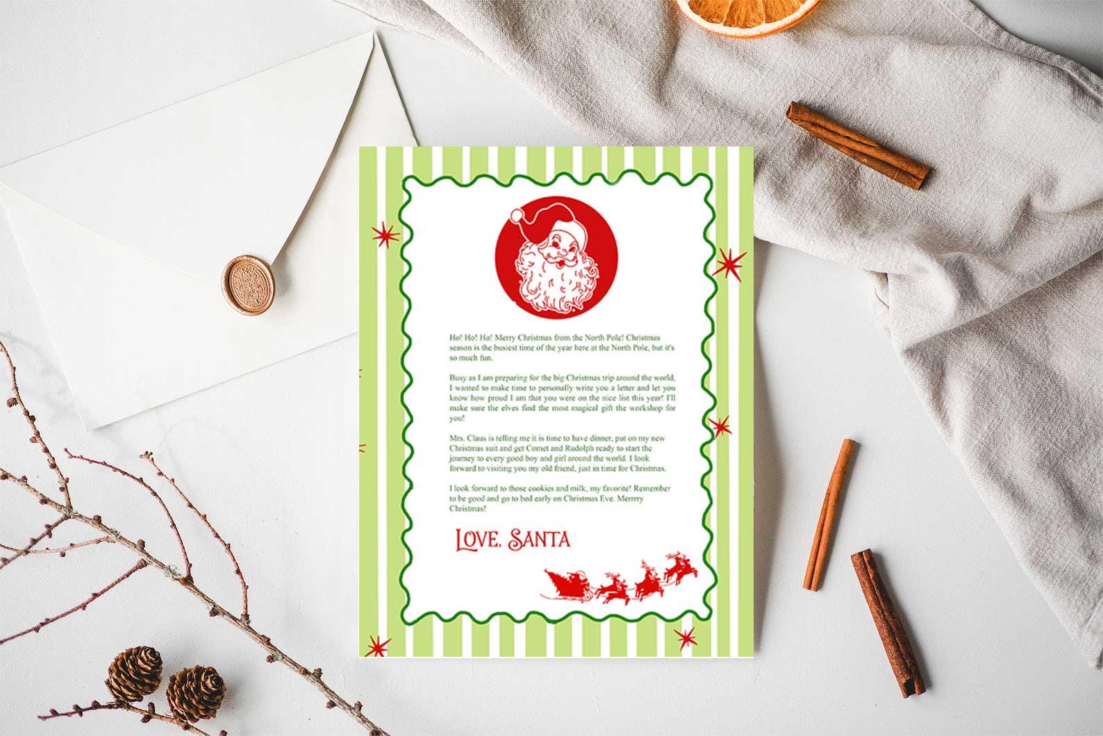 Christmas Letter From Santa Printable, Letter From Santa, Christmas ...
