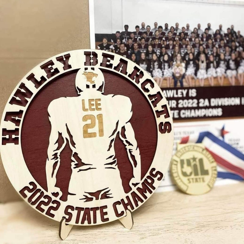 Football Plaque - Etsy