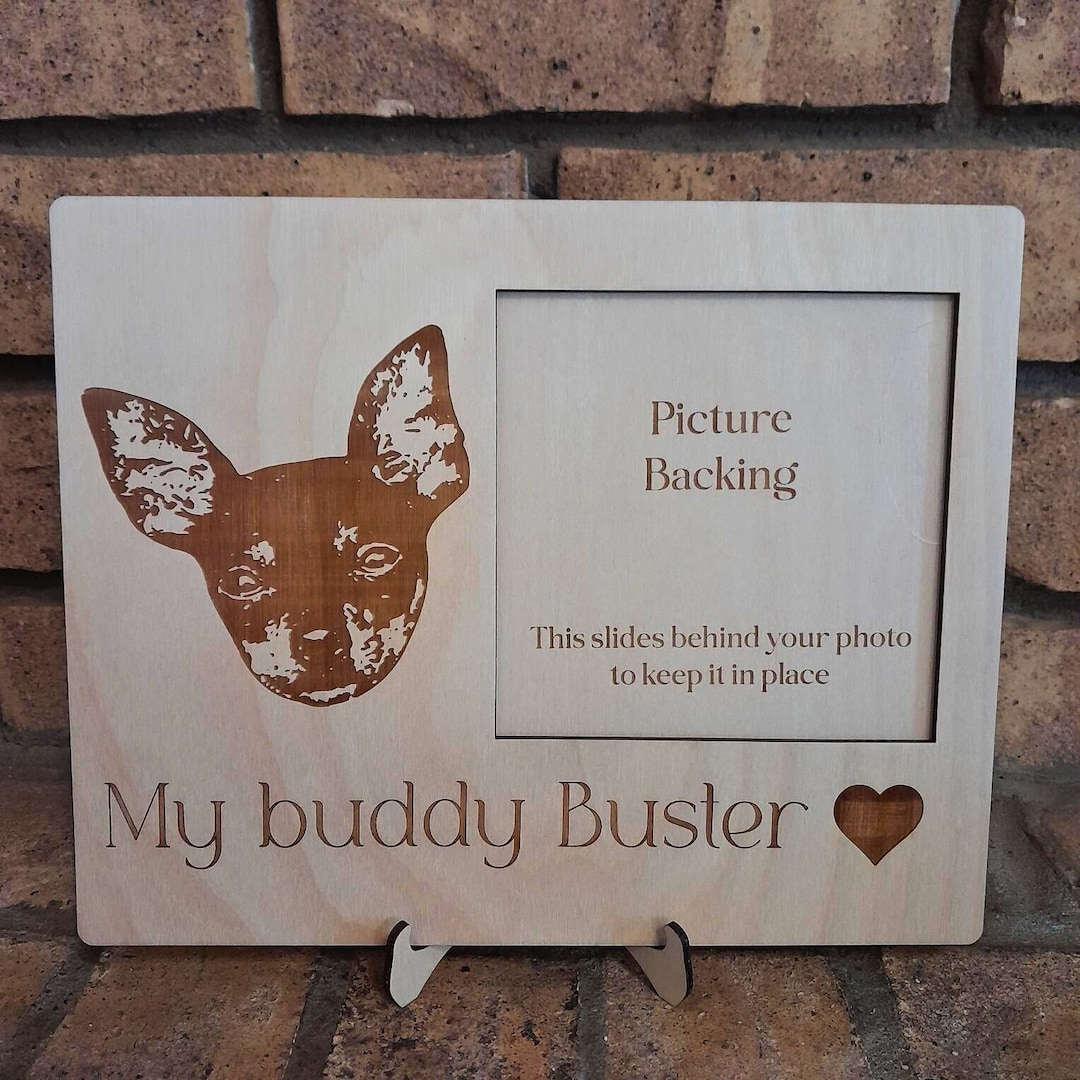 Pet Photo Frame | Pet Portrait | Pet Memorial Frame | Custom Pet ...