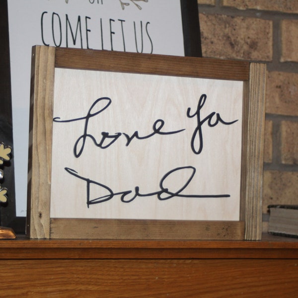 Custom Handwriting Sign - Etsy